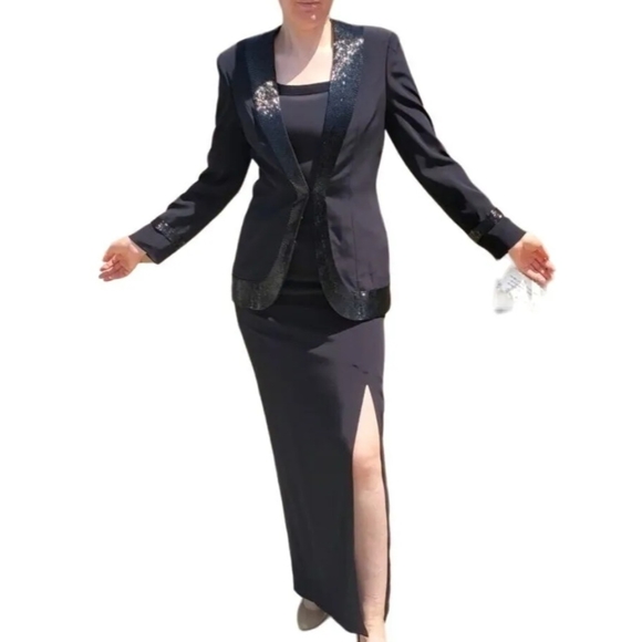 Alfred Angelo | Pants & Jumpsuits | Vintage Alfred Angelo Black Beaded ...